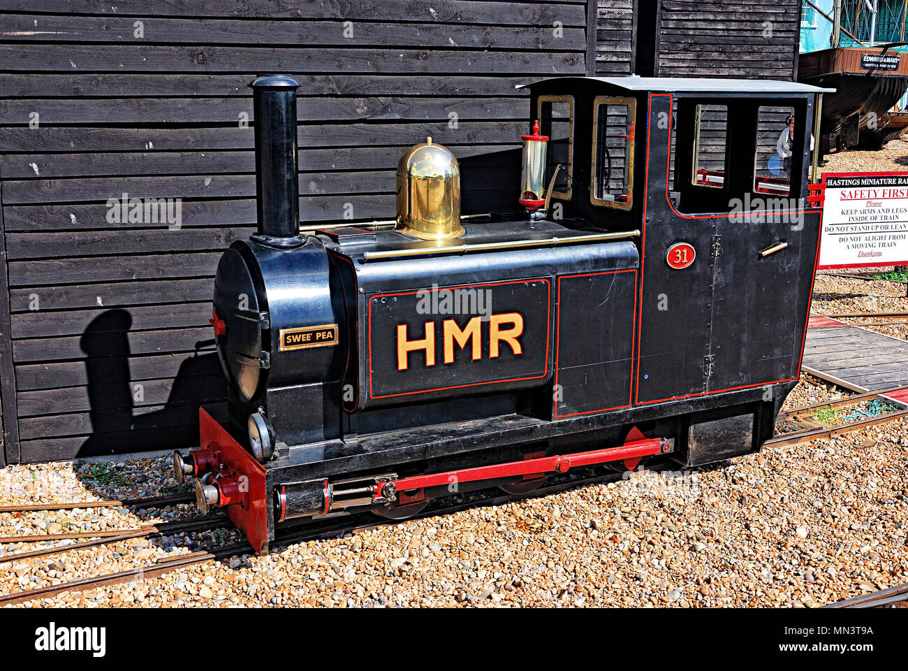 Locomotive 'Swee Pea' Stock Photo - Alamy