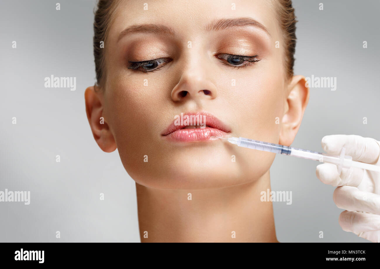 Upper lip hi-res stock photography and images - Alamy