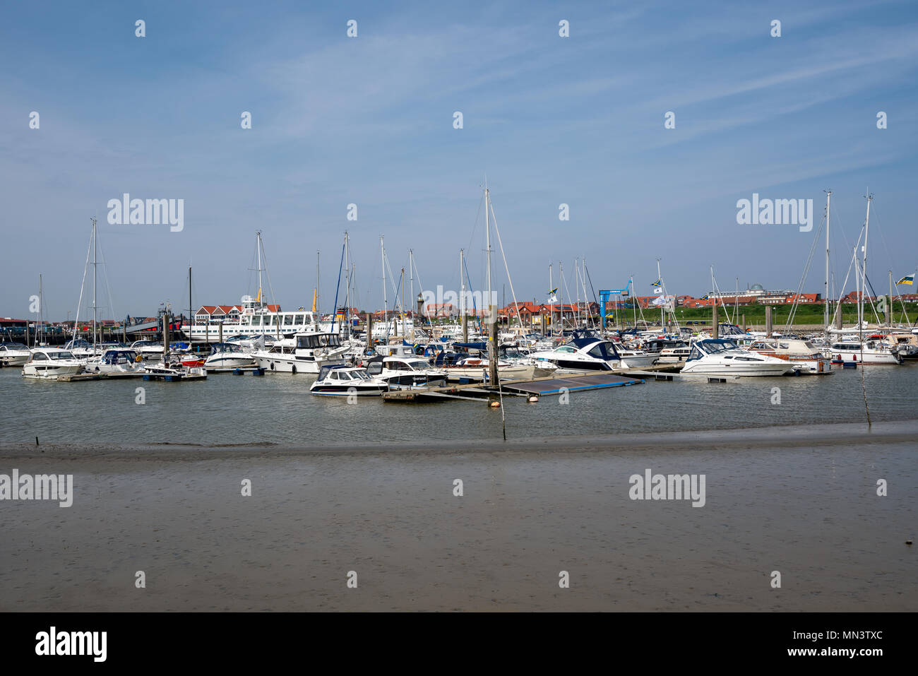 Island of Juist Germany. Insel Juist - Wattenmeer der Nordsee Stock ...