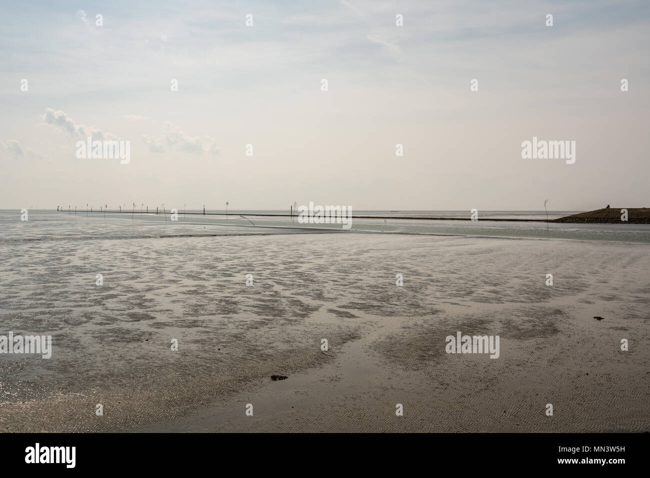 Island of Juist Germany. Insel Juist - Wattenmeer der Nordsee Stock ...