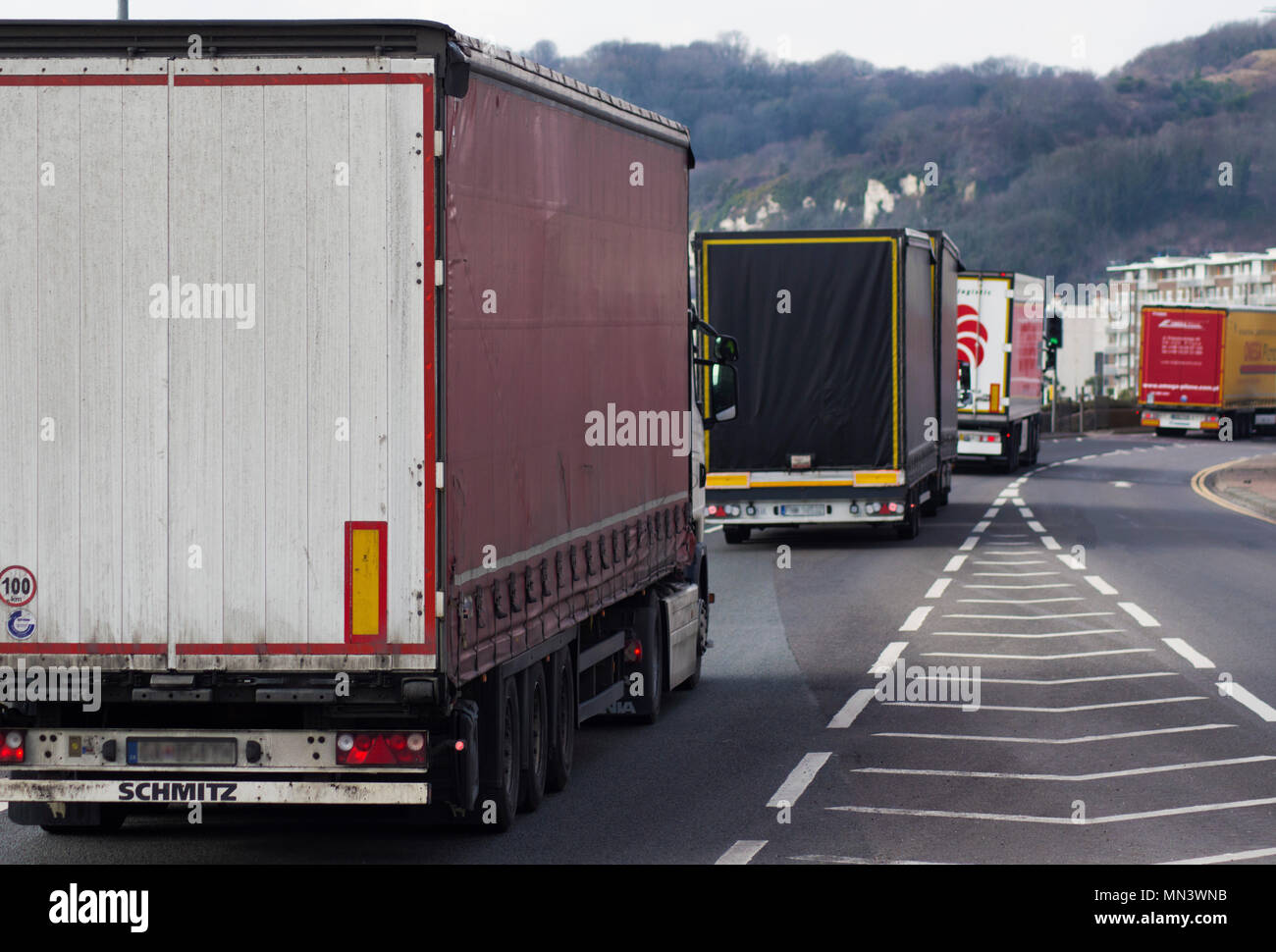 Transport and logistics lorries hi-res stock photography and images - Alamy