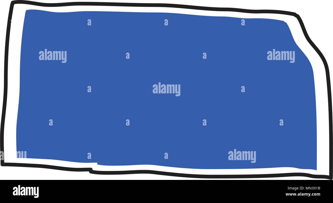 Isolated map of the state of Kansas Stock Vector Image & Art - Alamy