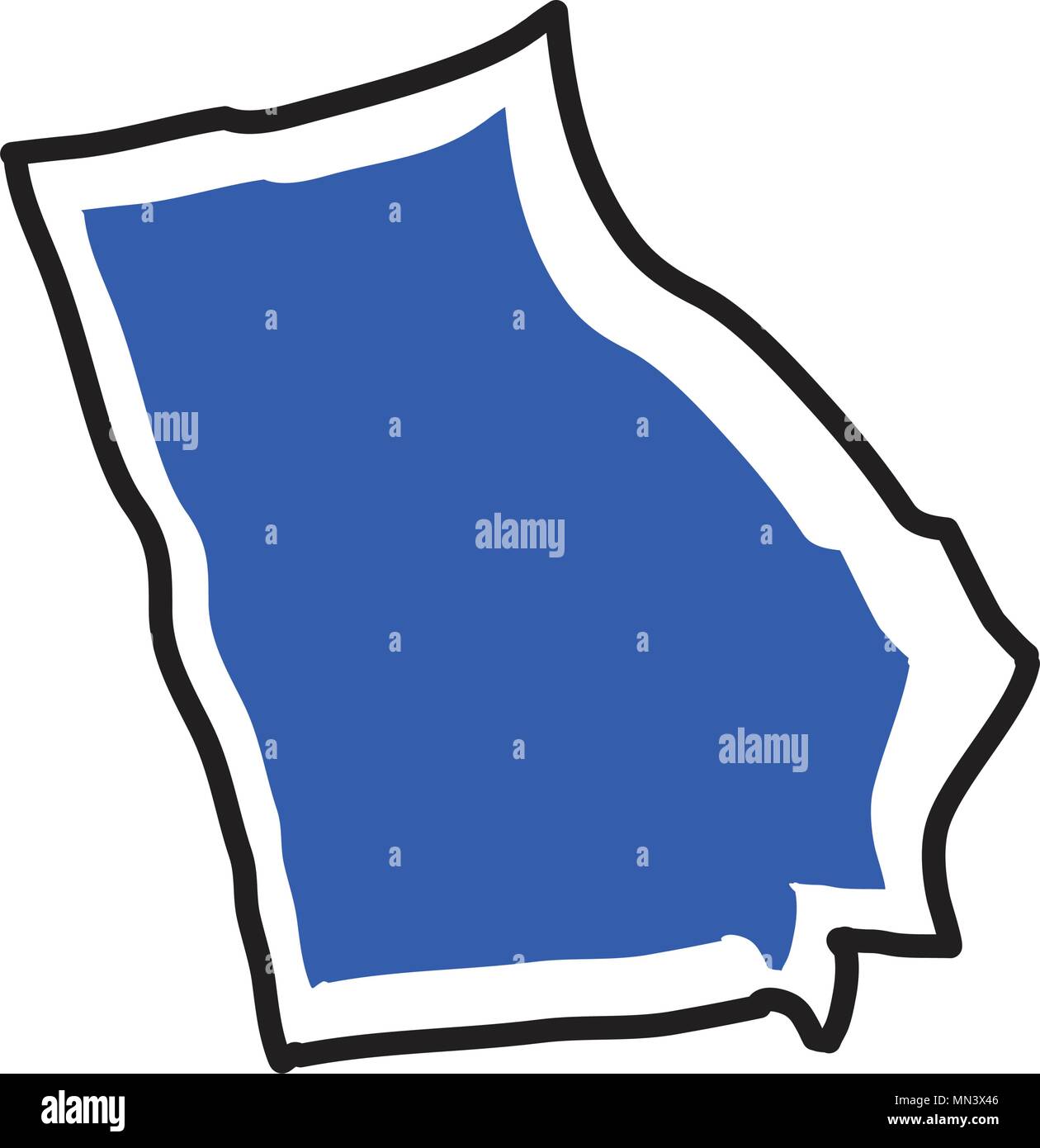 Georgia illustration Stock Vector Images - Alamy