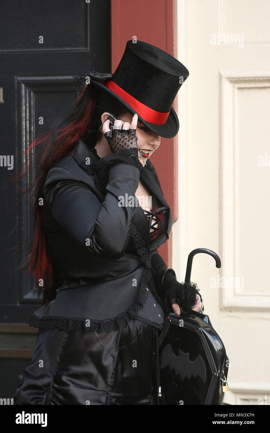 Goth edwardian hi-res stock photography and images - Alamy