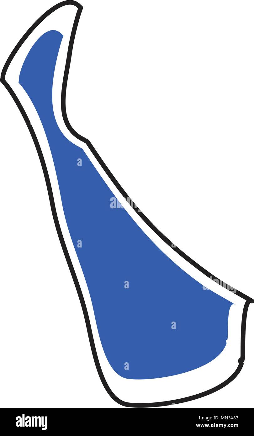 Delaware map shape united Stock Vector Images - Alamy