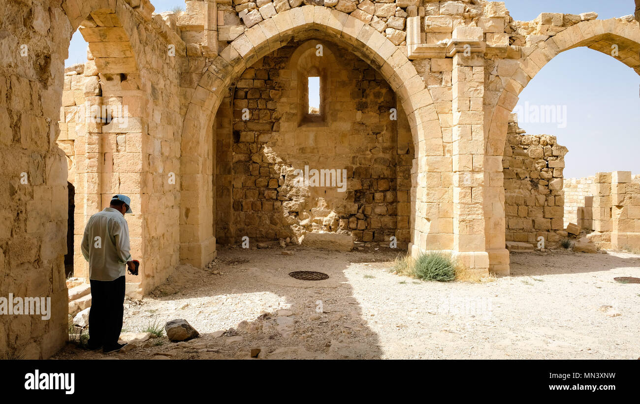 Ruins in the crusader castle of Shoubak Stock Photo - Alamy