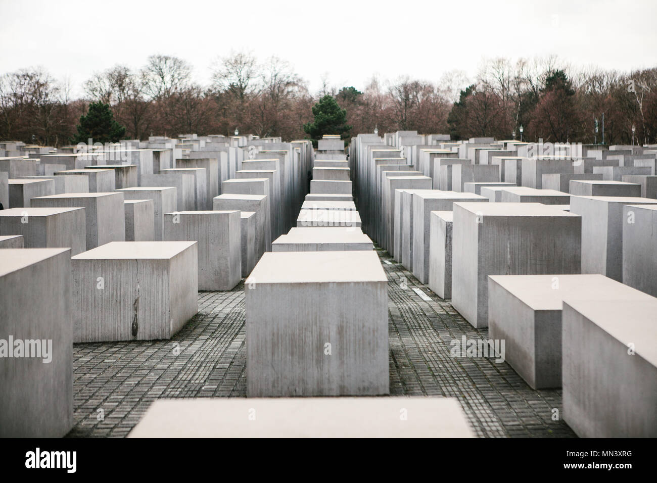 Memorial to the victims of Holocaust in Berlin. Memorial in Germany ...
