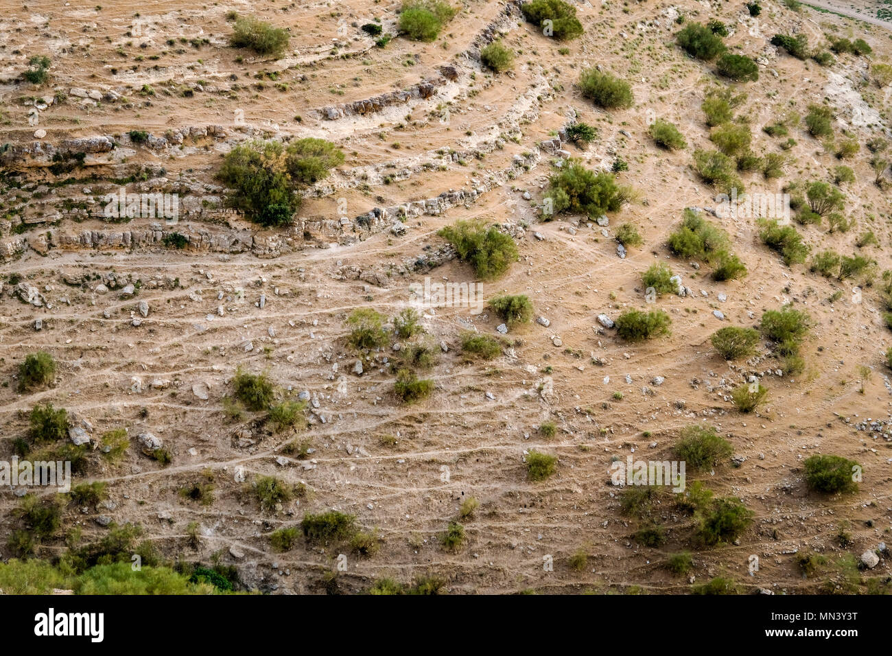 Arid climate landscape with sky Stock Photo - Alamy