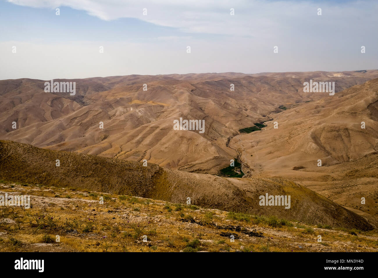 Arid climate landscape with sky Stock Photo - Alamy