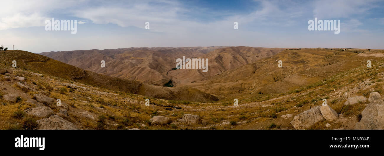 Arid climate landscape with sky Stock Photo - Alamy