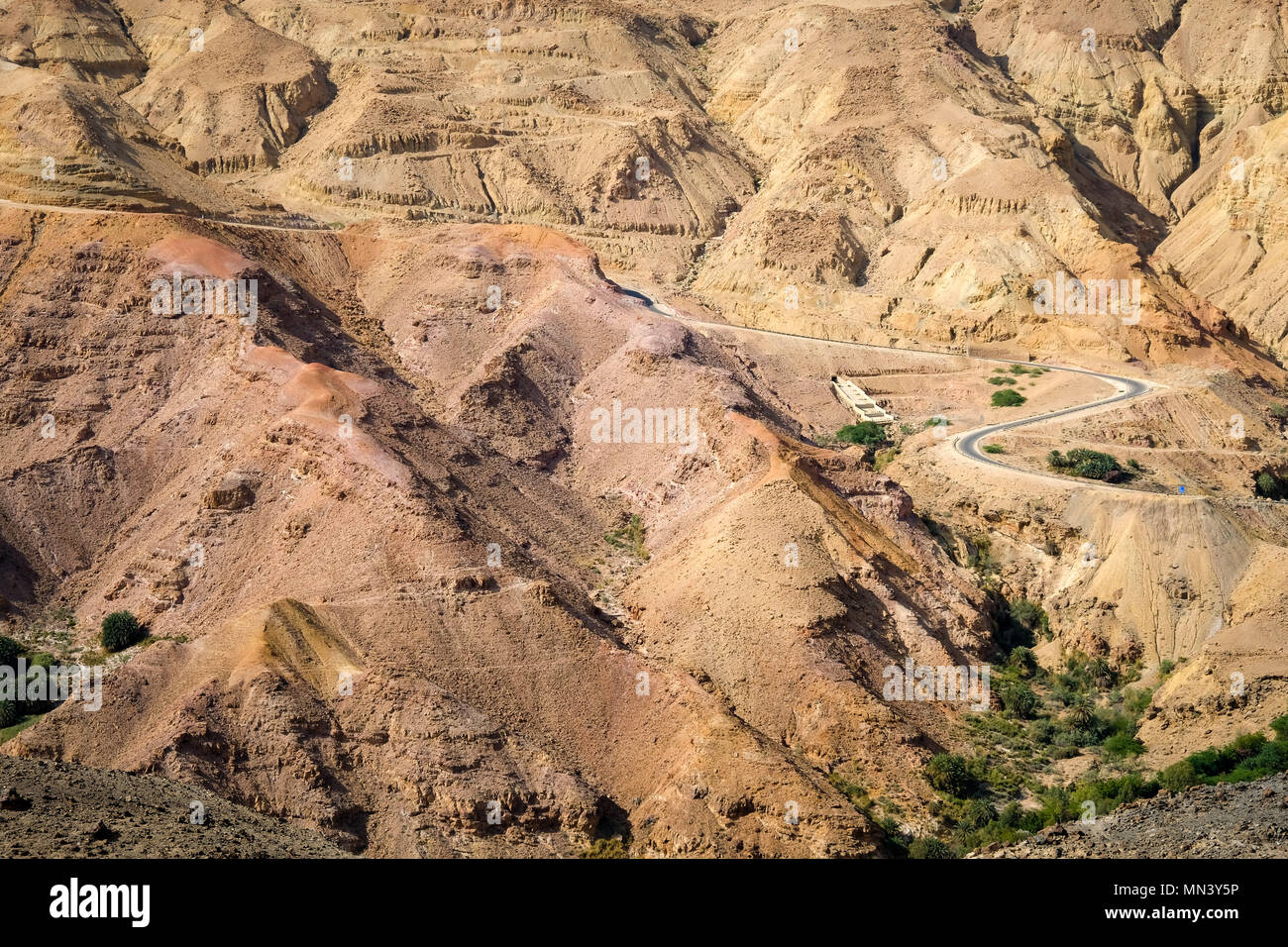 Arid climate landscape with sky Stock Photo - Alamy