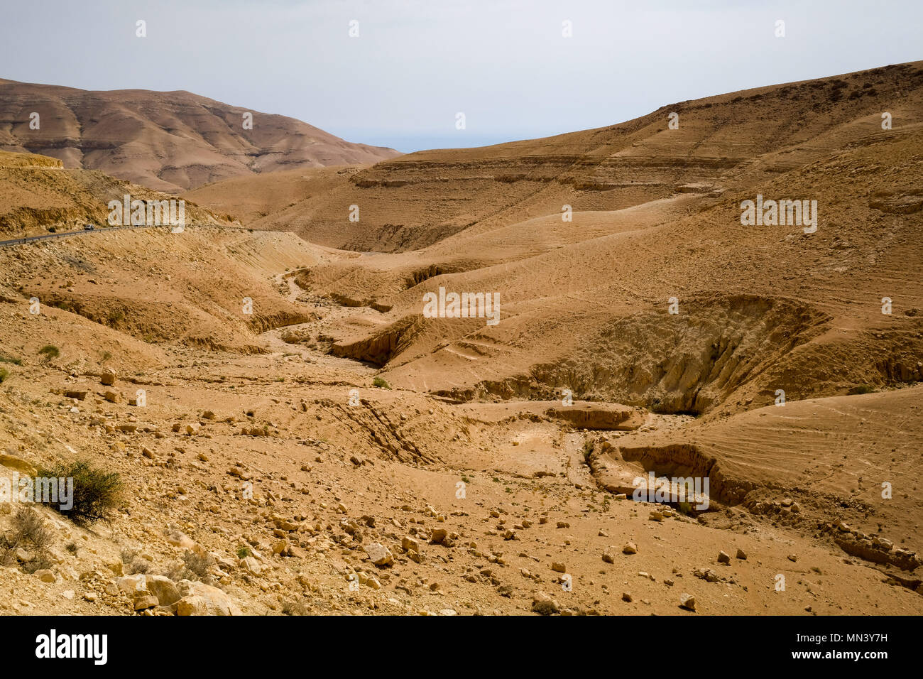 Arid climate landscape with sky Stock Photo - Alamy