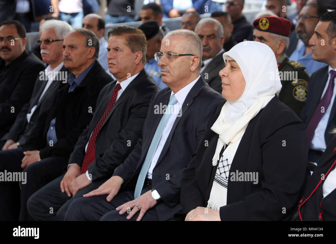 Ramallah, West Bank, Palestinian Territory. 14th May, 2018. Palestinian ...