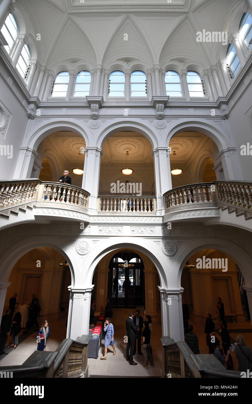 London, UK. 14 May 2018. General view of renovated interior space at a ...