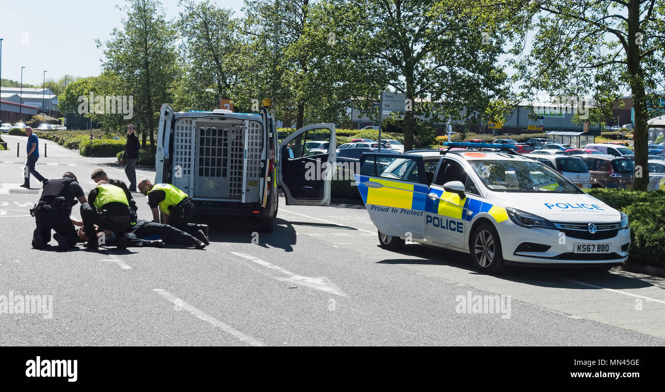 Kingston Park/Newcastle upon Tyne, UK. 14th May 2018. Northumbria ...