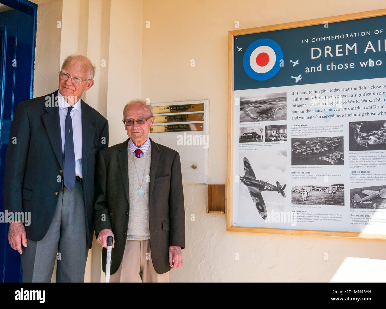 Drem, Scotland, 14 May 2018. Celebrating RAF Drem centenary, Scotland ...