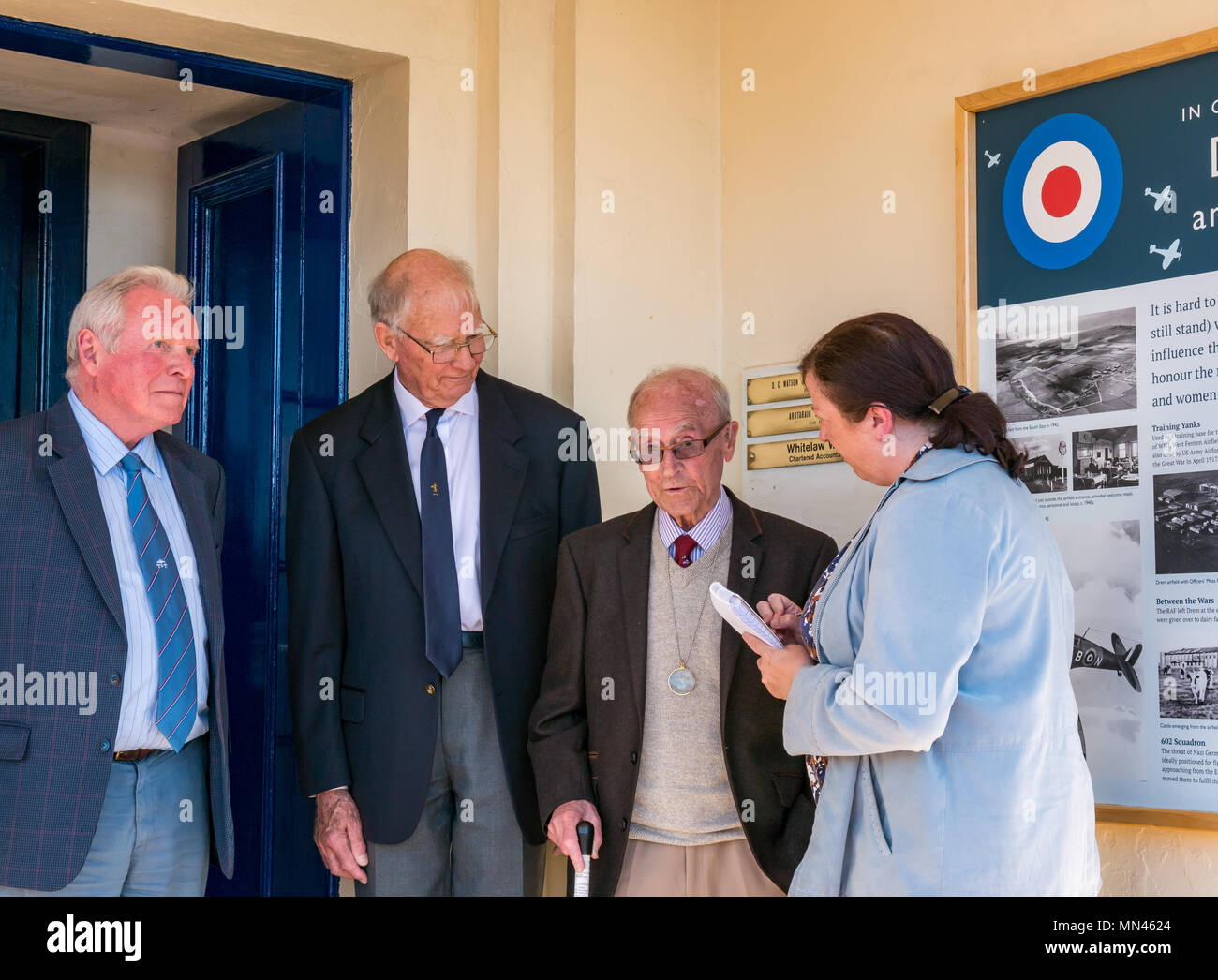 Drem, Scotland, 14 May 2018. Celebrating RAF Drem centenary, Scotland ...