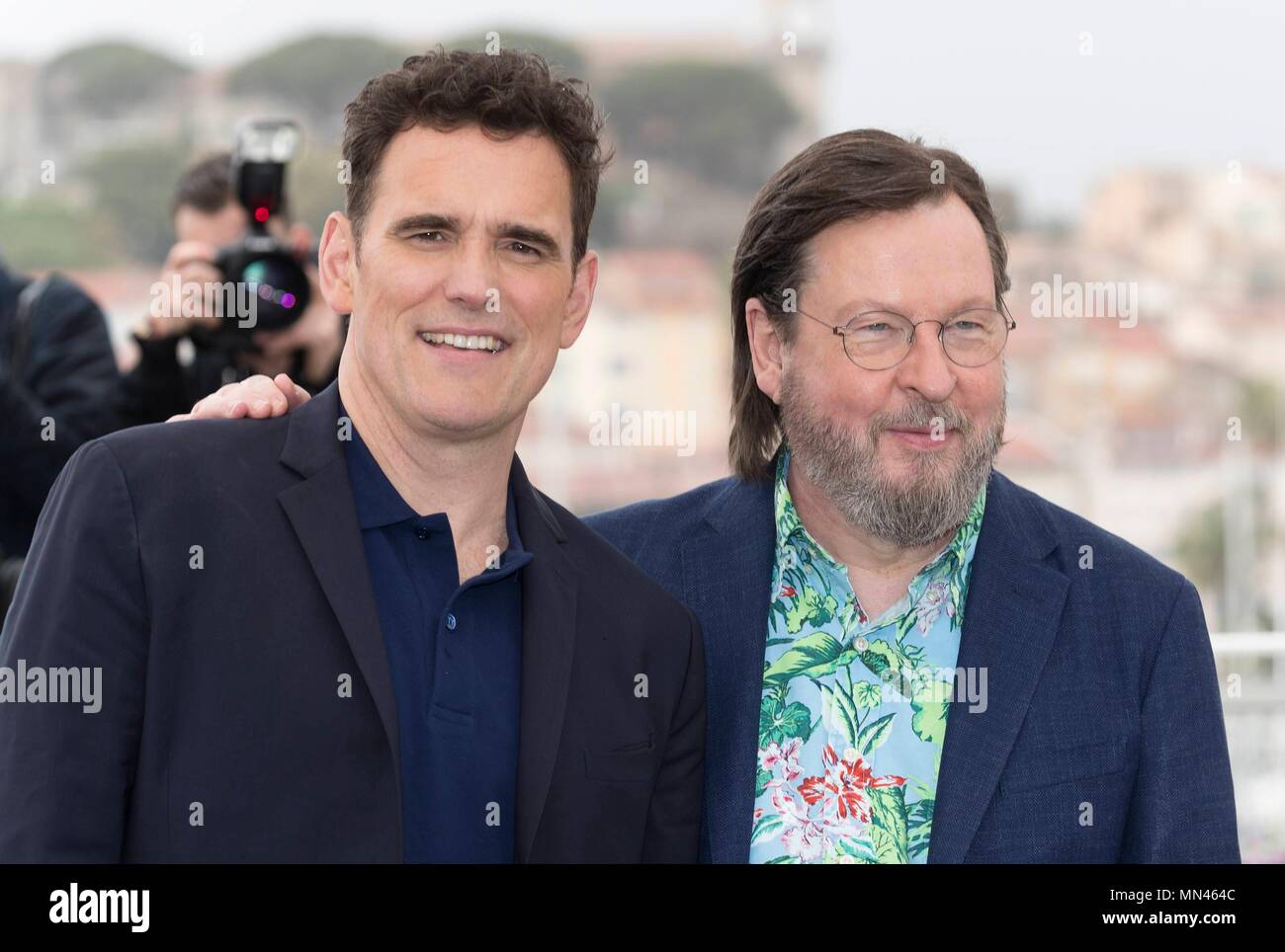 Cannes, France. 14th May, 2018. Matt Dillon (l) and director Lars von ...