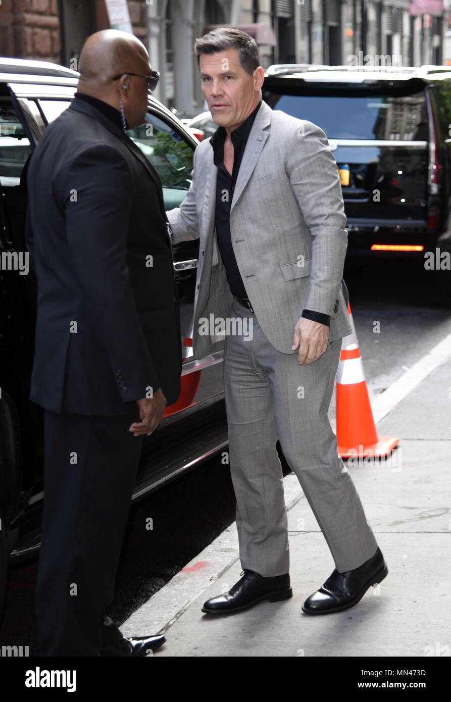 New York, NY, USA. 14th May, 2018. Josh Brolin, seen at BUILD Series to ...