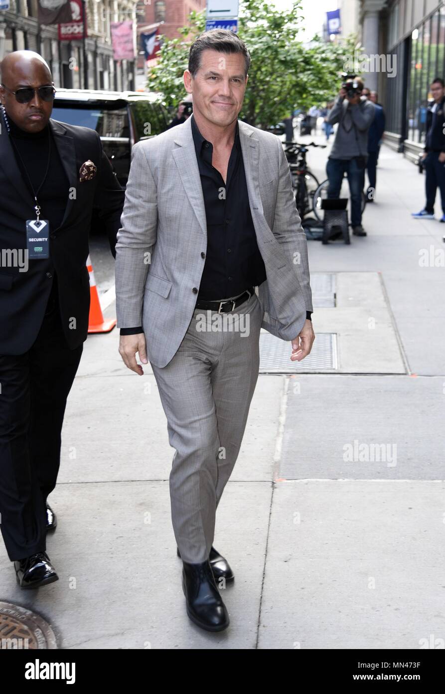 New York, NY, USA. 14th May, 2018. Josh Brolin, seen at BUILD Series to ...