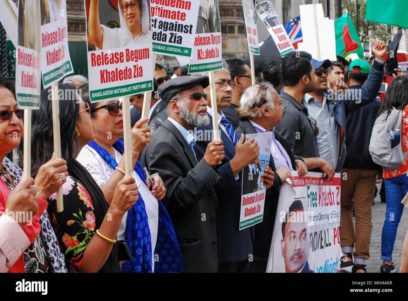 London, UK. monday 14th may , 3pm old palace yard London . BNP party ...