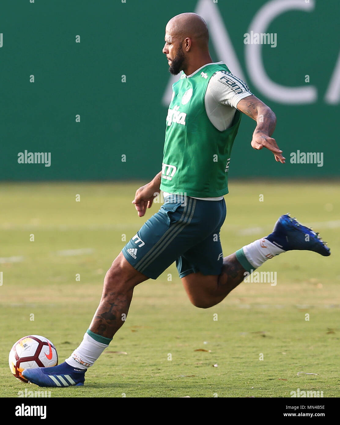 SÃO PAULO, SP - 14.05.2018: TREINO DO PALMEIRAS - The player Felipe ...