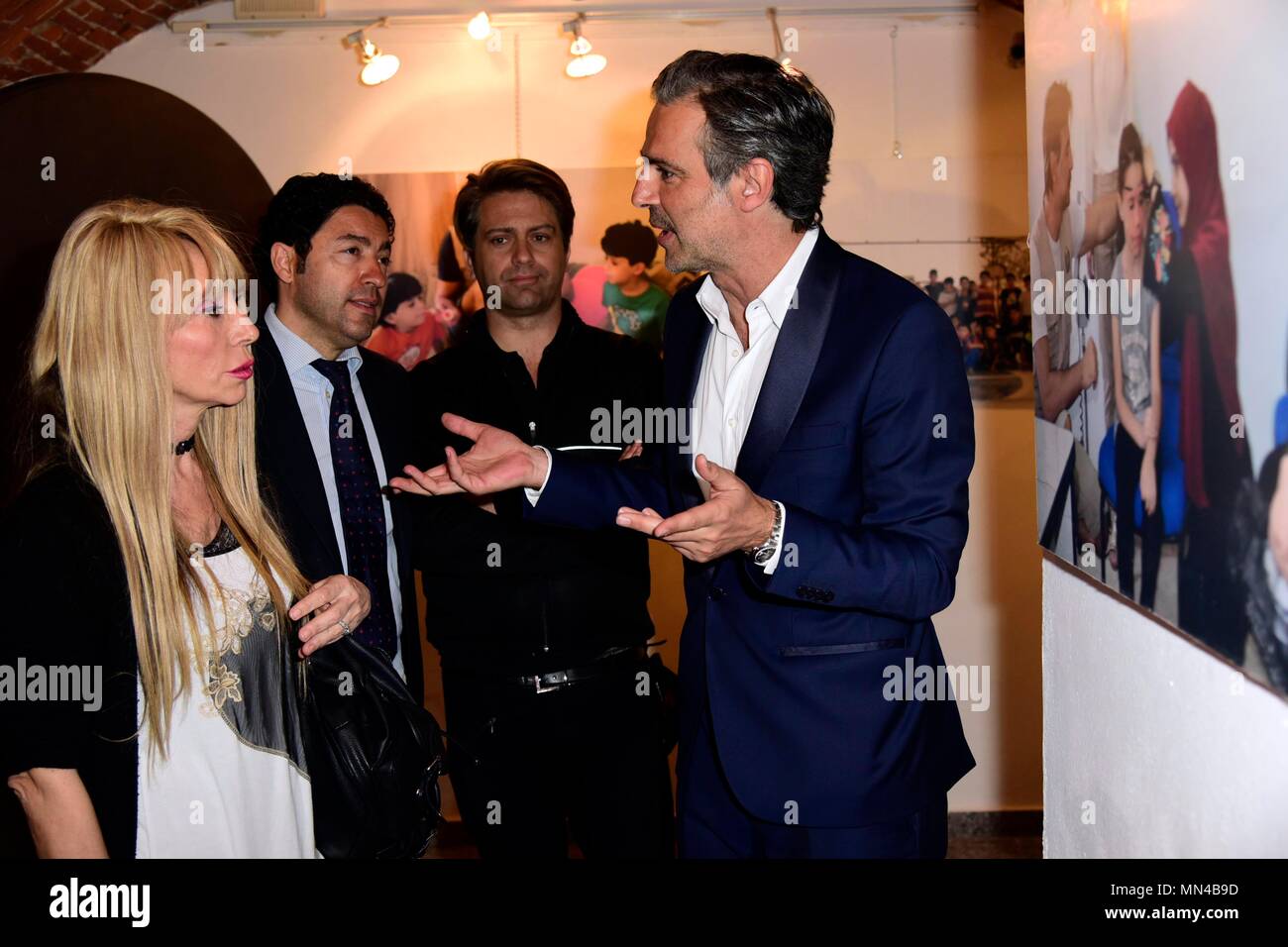Milan, Italy. 15th May, 2018. Milan, Beppe Convertini inaugurates an ...