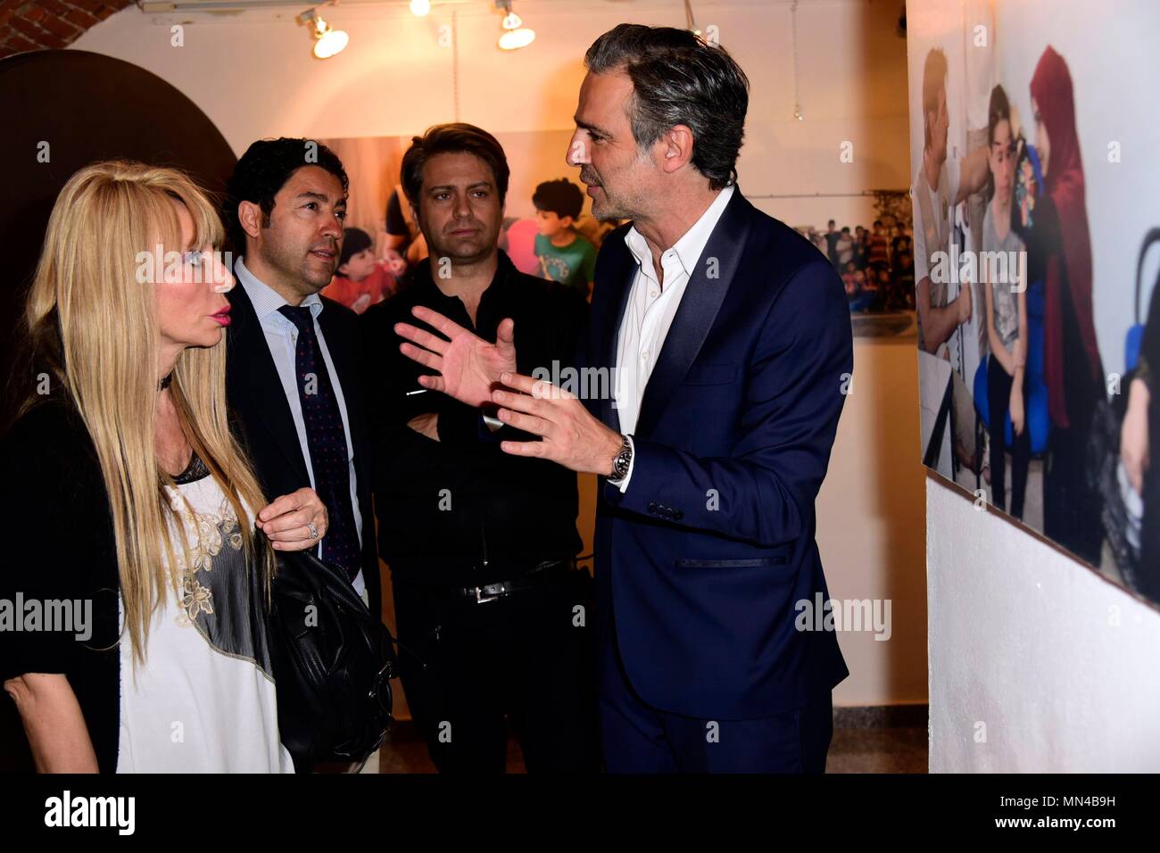 Milan, Italy. 15th May, 2018. Milan, Beppe Convertini inaugurates an ...