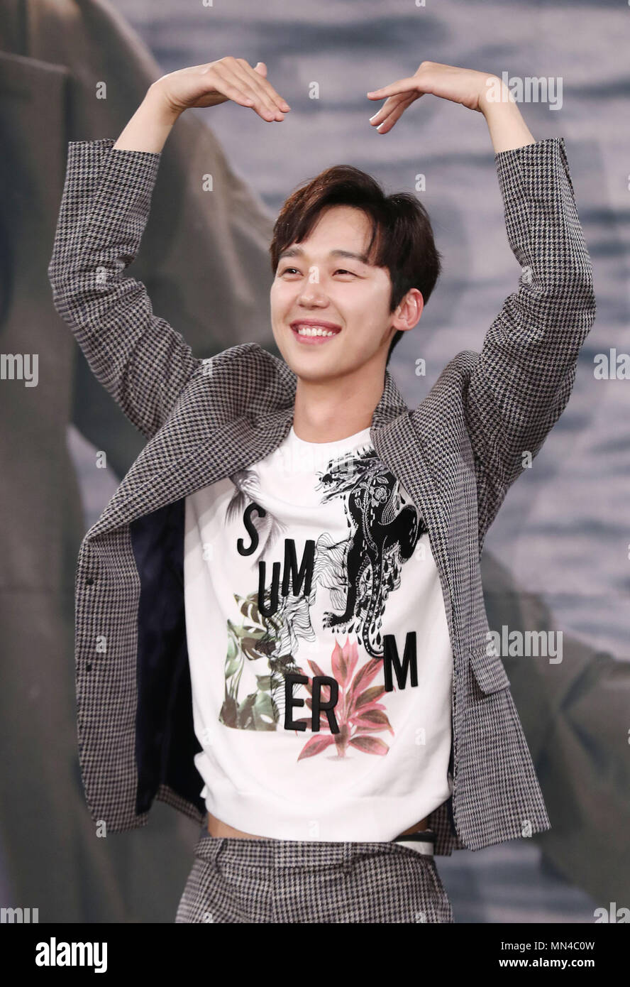 15th May, 2018. S. Korean actor Yoon Jong-hoon South Korean actor Yoon ...