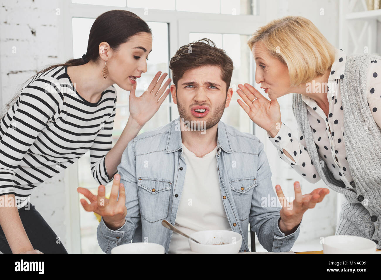 Unhappy Family High Resolution Stock Photography and Images - Alamy