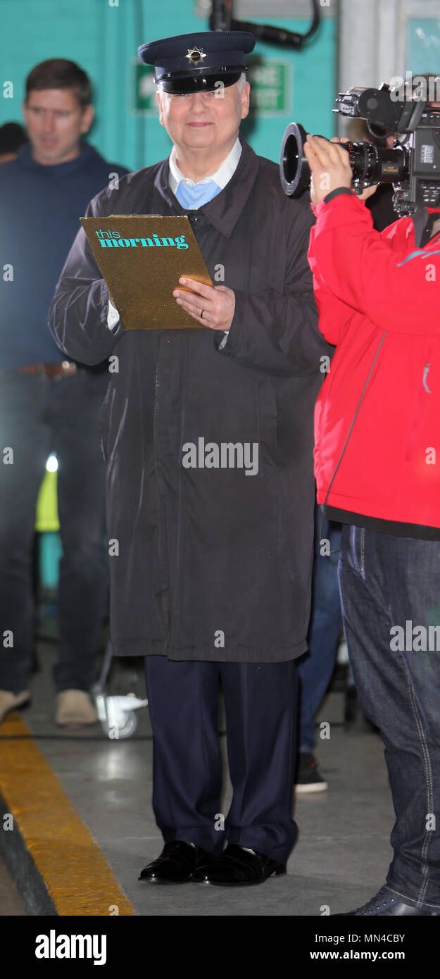 Eamon Holmes filming outside ITV Studios Featuring: Eamon Holmes Where ...