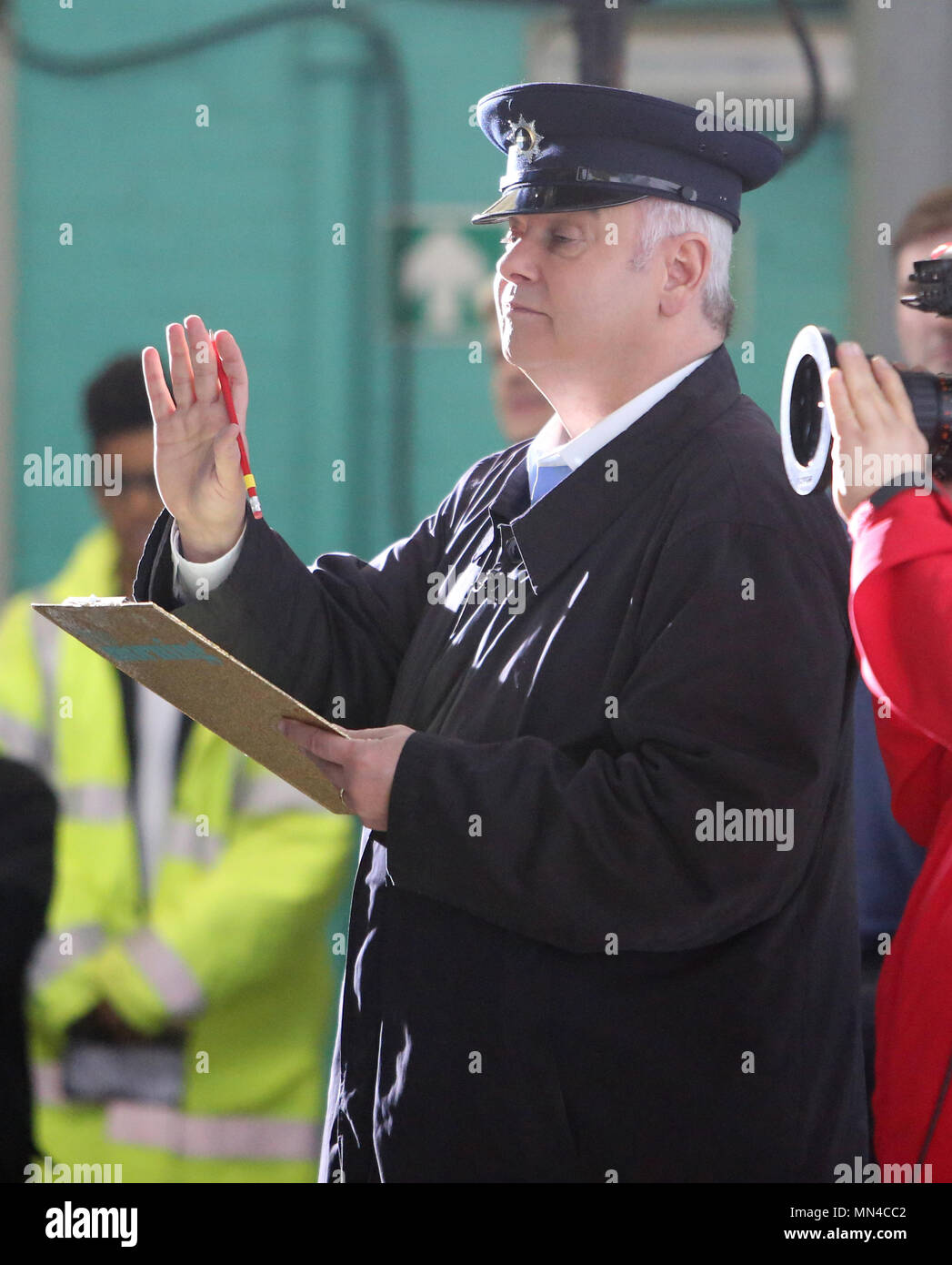Eamon Holmes filming outside ITV Studios Featuring: Eamon Holmes Where ...