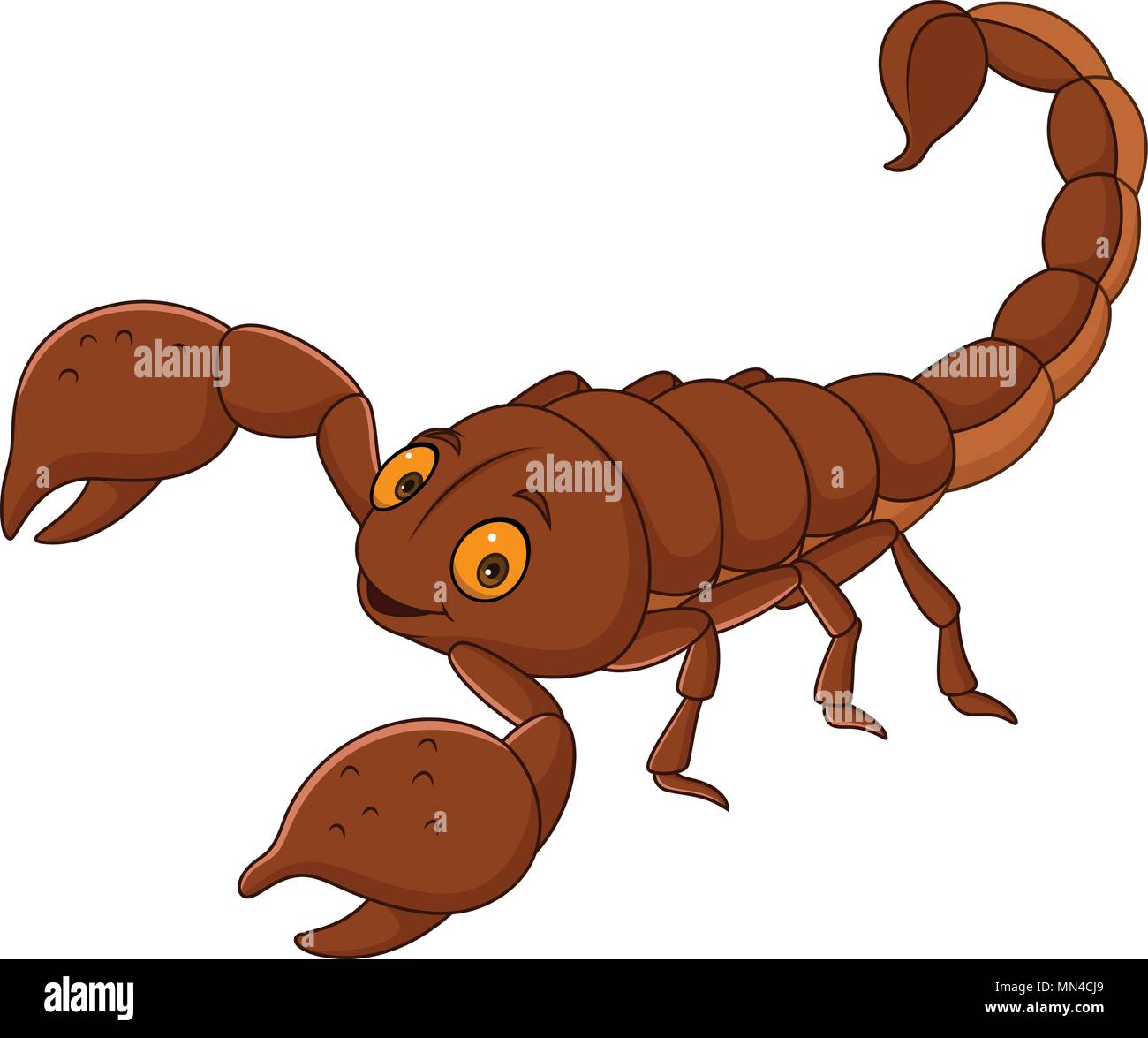 Cartoon happy scorpion Stock Vector Image & Art - Alamy
