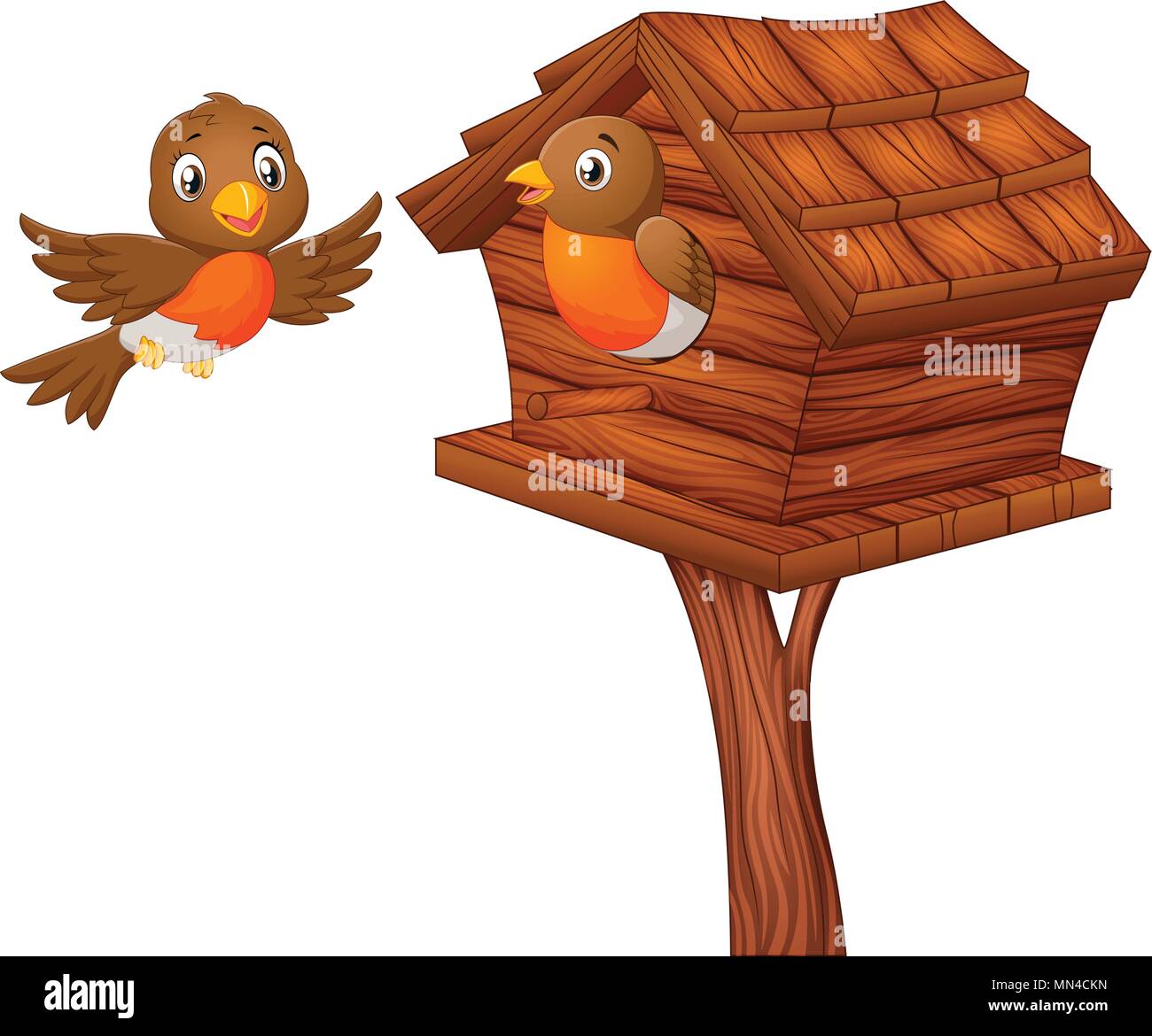 Robin summer Stock Vector Images - Alamy