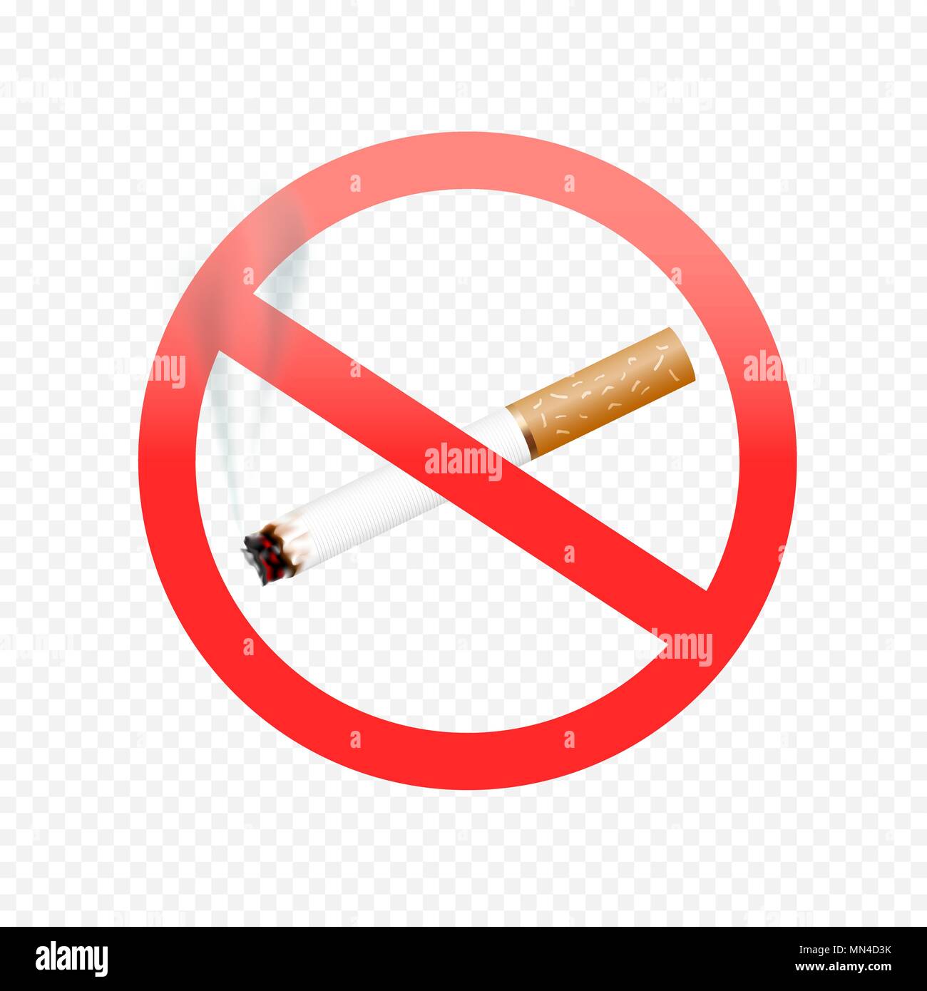 Vector illustration transparent no smoking hi-res stock photography and ...