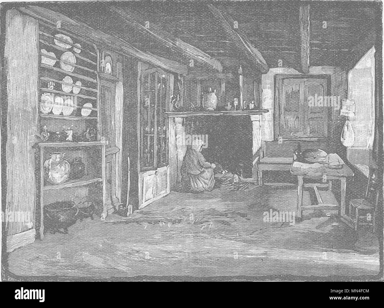 Interior peasant hi-res stock photography and images - Alamy