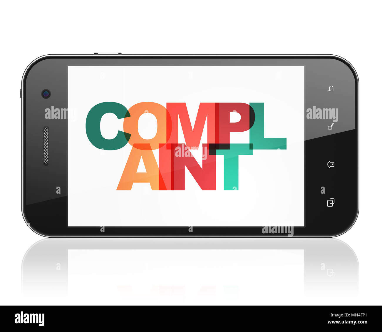 Law concept: Smartphone with Complaint on display Stock Photo - Alamy