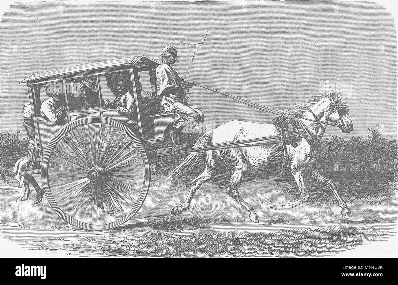 INDIA. Travelling in the Madras (Chennai) Presidency 1892 old antique ...