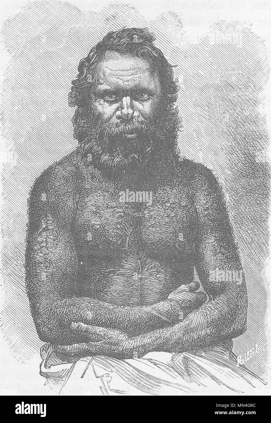 AUSTRALIA. South Australian 1890 old antique vintage print picture ...
