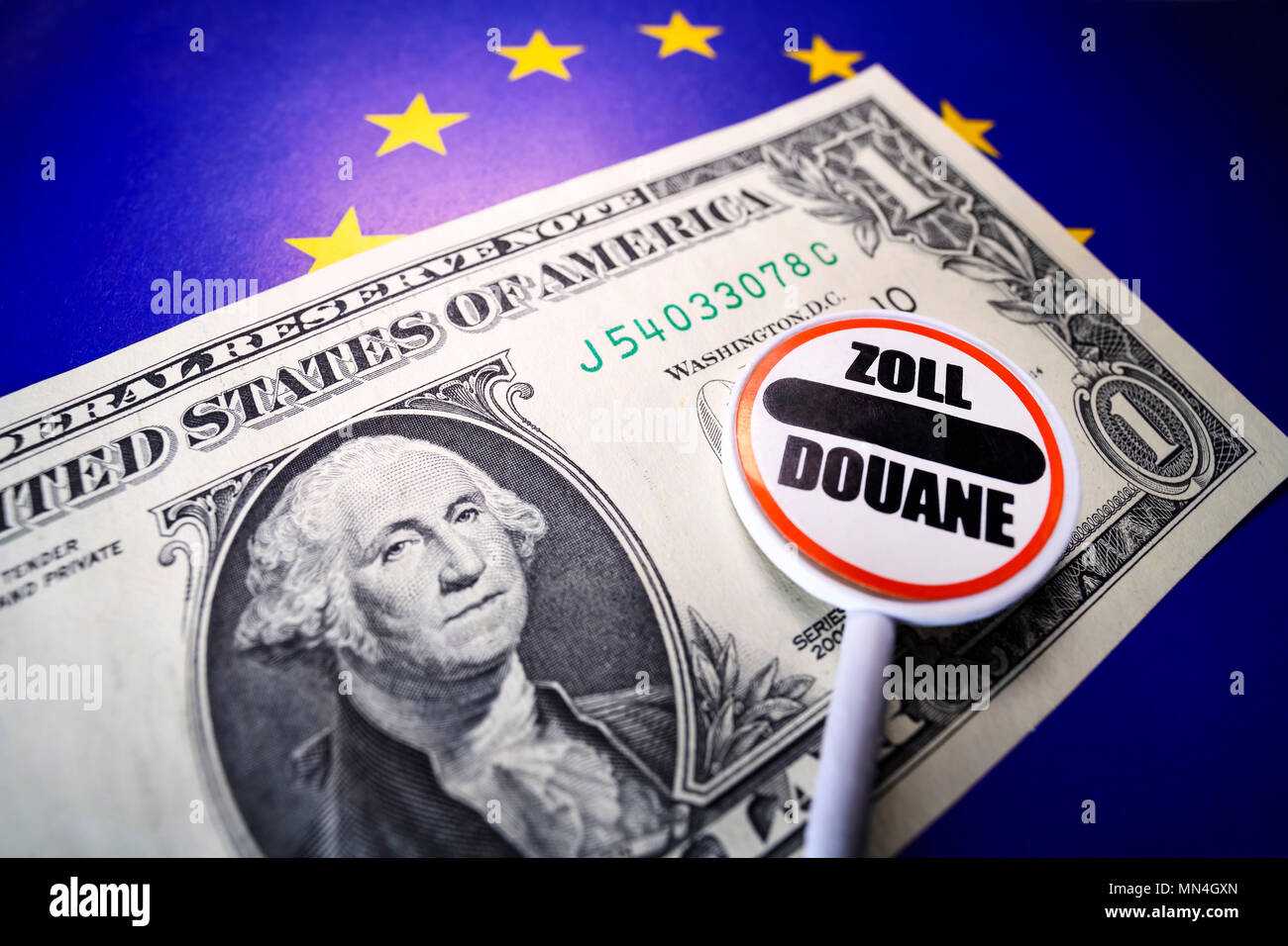 Zoll schild hi-res stock photography and images - Alamy