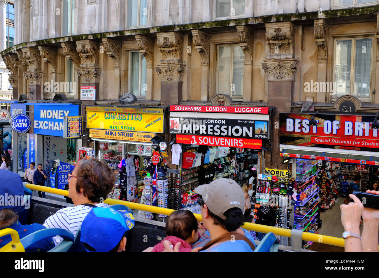 Coventry Street London UK Stock Photo - Alamy
