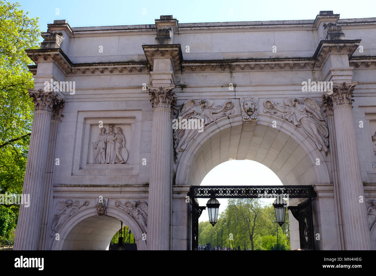 Marble arch london detail hi-res stock photography and images - Alamy