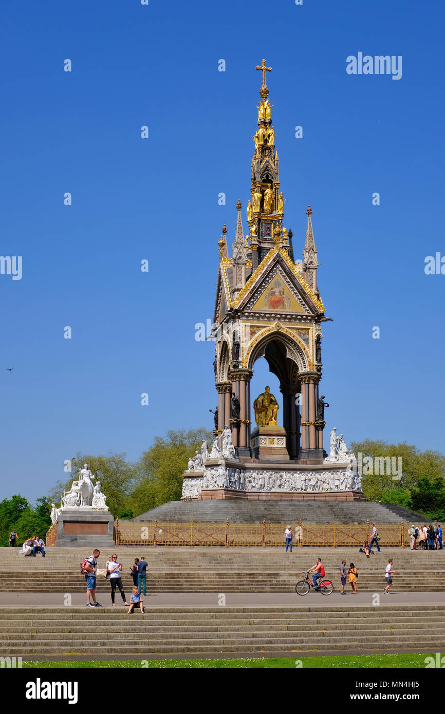 The Albert Memorial, Kensington Gardens, London, England, UK Stock Photo - Alamy