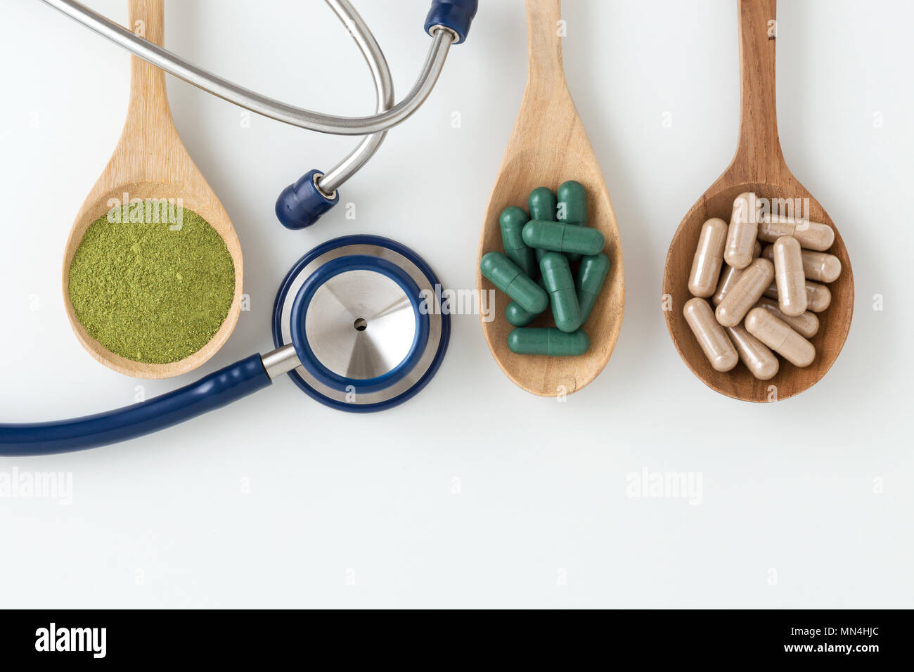 Alternative medicine herbs stethoscope on hi-res stock photography and ...