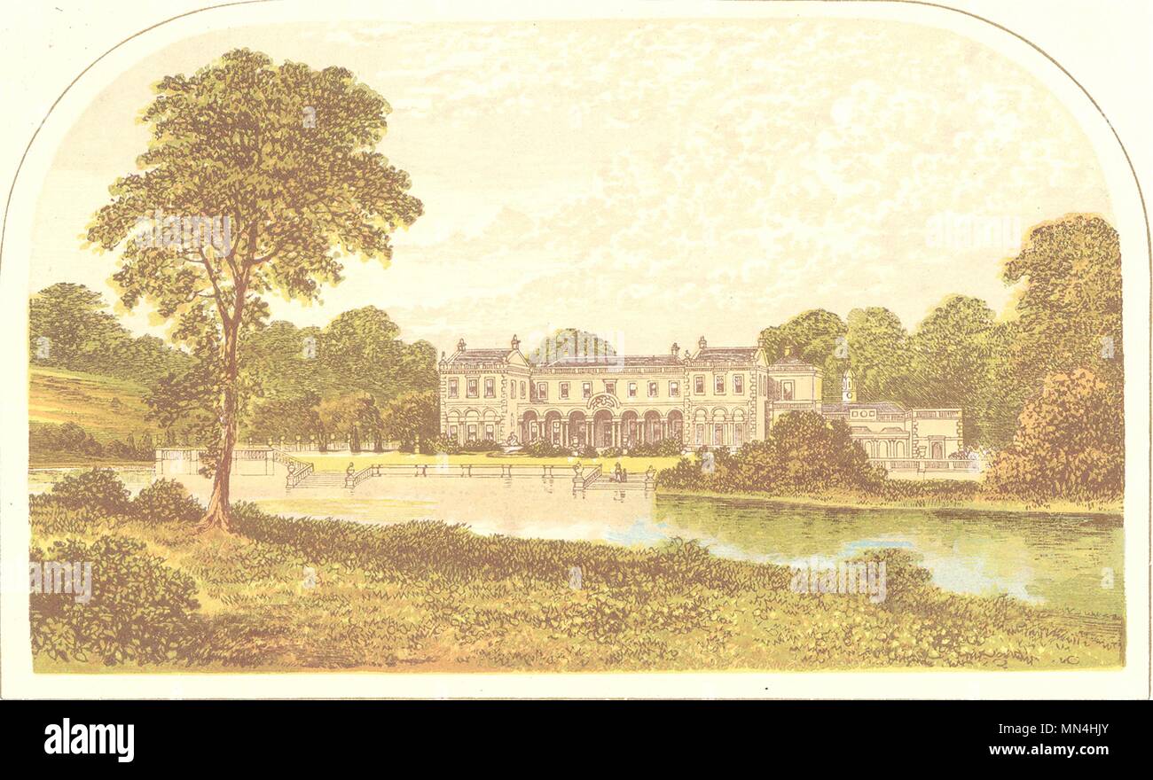 CLUMBER PARK, Ollerton, Nottinghamshire (Duke of Newcastle) 1890 old ...