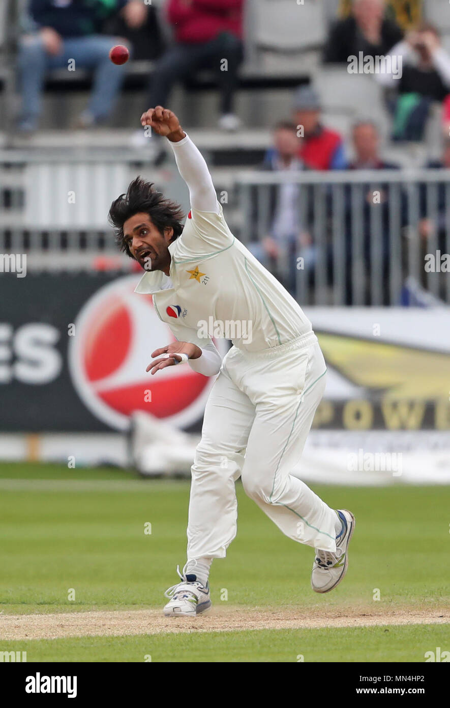 Pakistan Bowler Rahat Ali on day four of the International Test Match ...