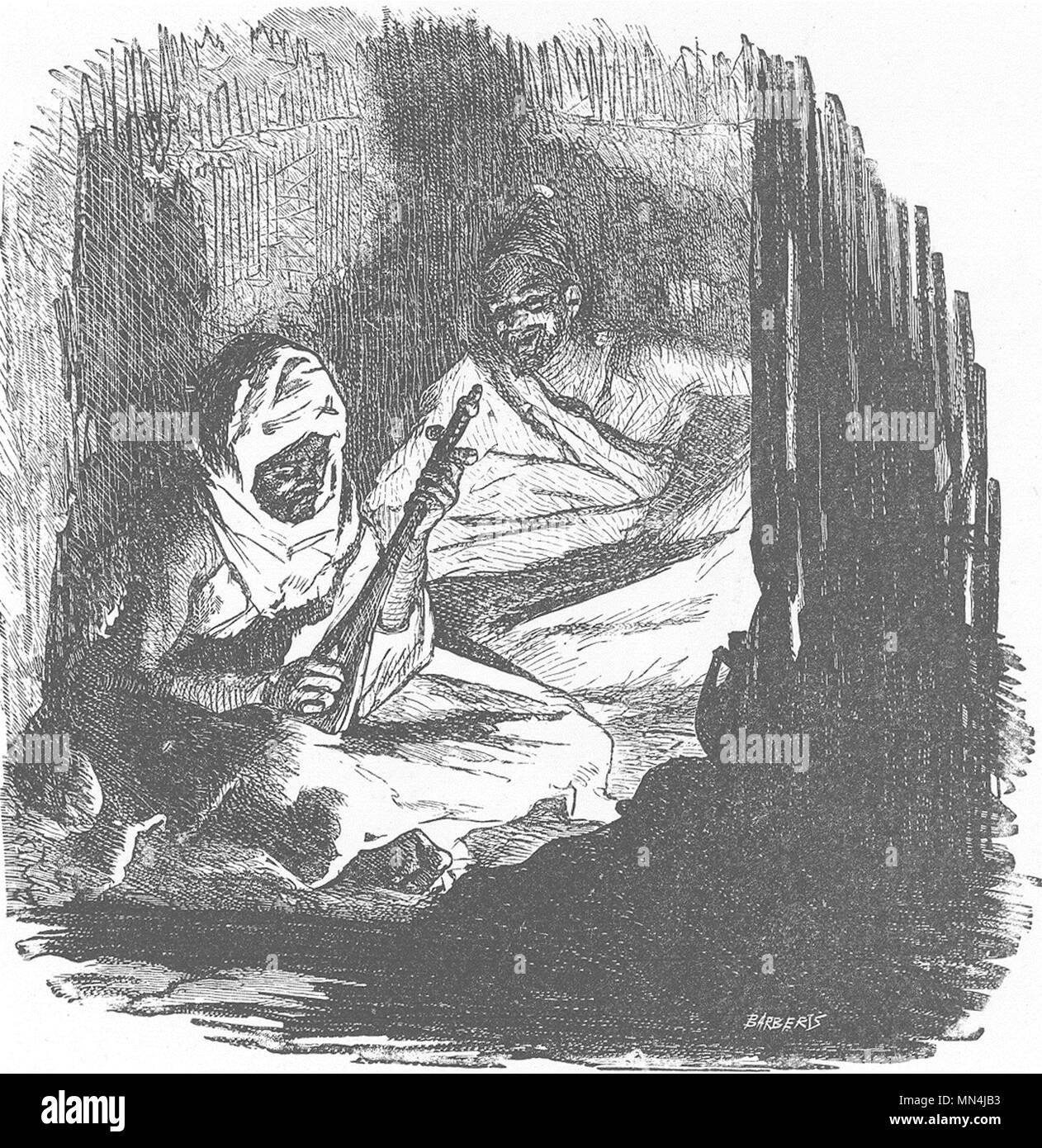 MOROCCO. Moorish music 1882 old antique vintage print picture Stock ...