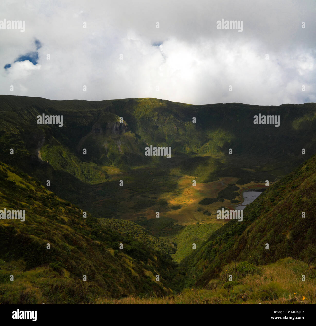 Azores islands aerial faial hi-res stock photography and images - Alamy