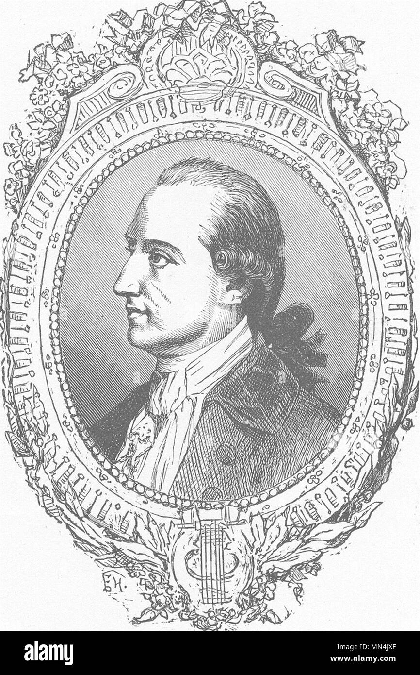 GERMANY. Portrait of Goethe 1903 old antique vintage print picture ...