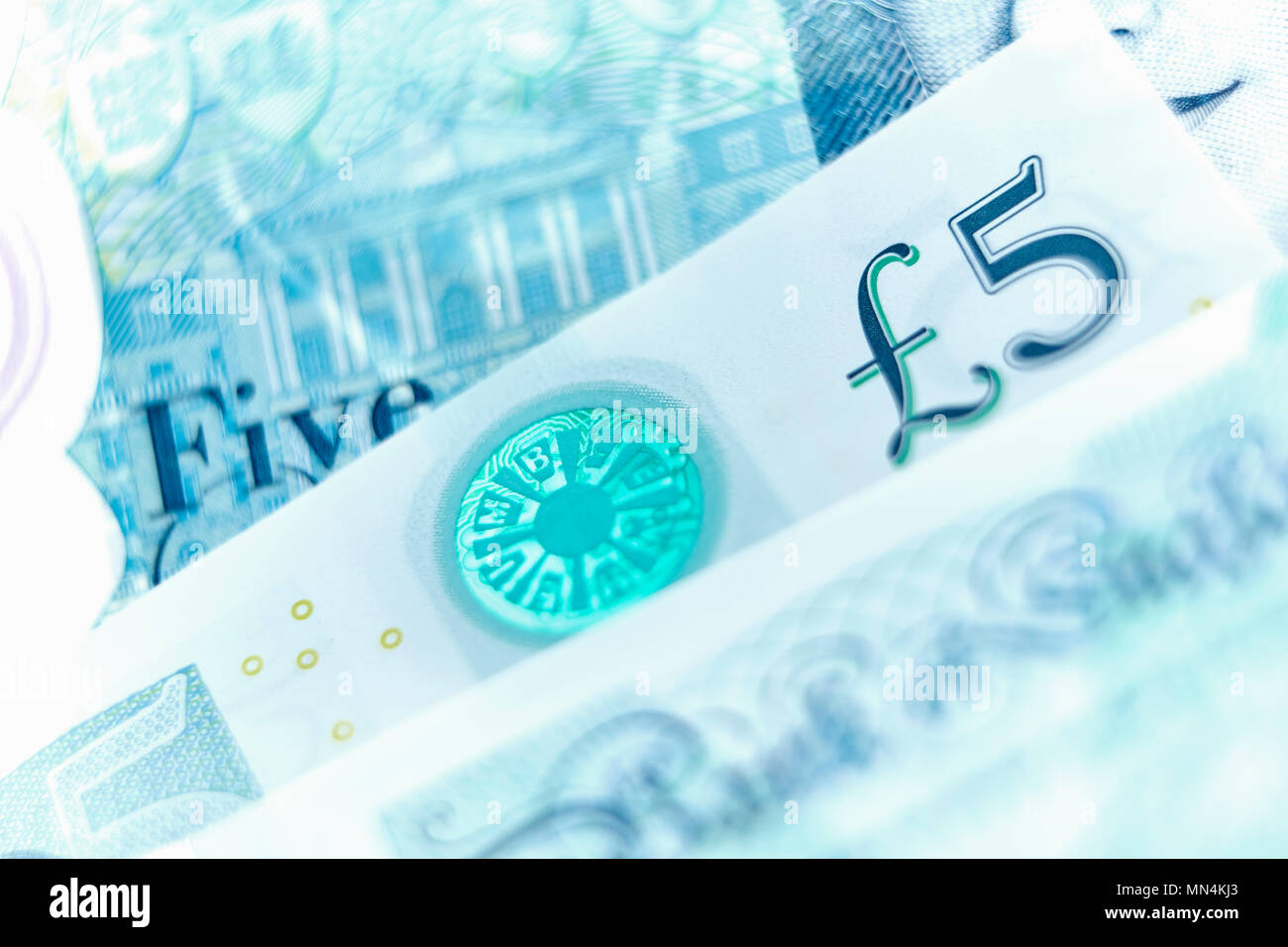 Five pound note close up hi-res stock photography and images - Alamy